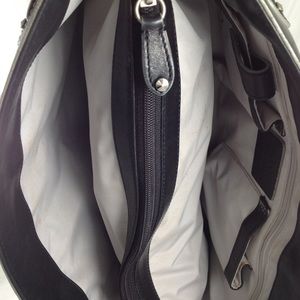 Cole Haan | Bags | Cole Haan Trinity F5 Black Leather Tote Handbag ...